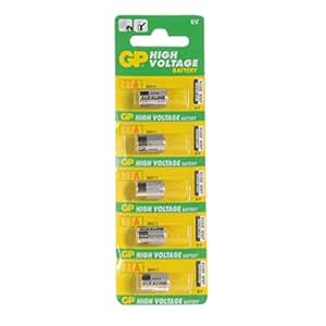 GP Alkaline Battery 11A GP11A L1016 6V - Pack of 5: Amazon.co.uk: Electronics