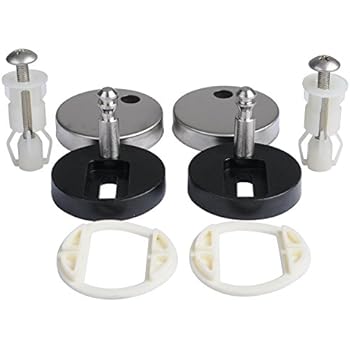 WOLTU EZT-WS2310ER WC-Sitz Befestigungsset Edelstahl Scharnier, für Toilettendeckel Klo Deckel ...