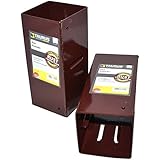 1 x 100mm x 100mm (4" x 4") Fence Post Extender : Amazon.co.uk: DIY & Tools