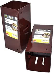 3 x 100mm x 100mm (4" x 4") Fence Post Extenders : Amazon.co.uk: DIY ...