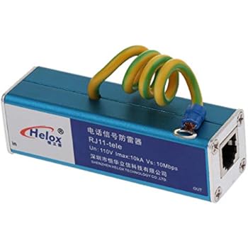 ADSL/ Broadband Modem/ Router Surge/ Lightening Protector with Adapter ...