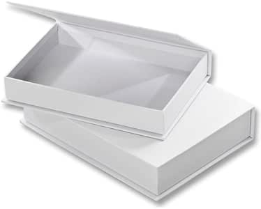 Folia White Cardboard Flip Top Boxes - 2pcs #3313: Amazon.co.uk ...