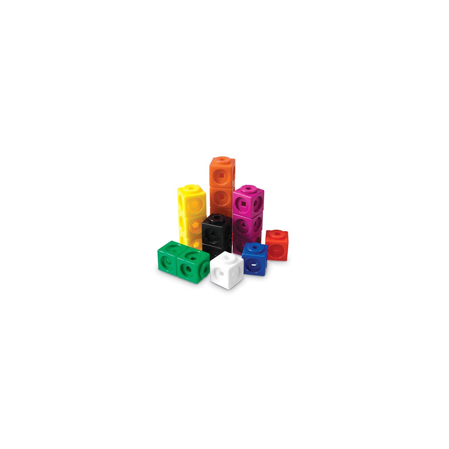 Learning Resources Cubos MathLink – Juego Educativo de 100 Policubos ...