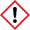 Harmful irritant Exclamation coshh symbol Safety sign - Self adhesive ...