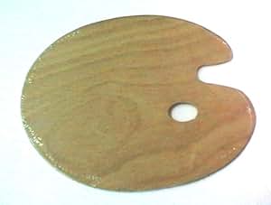 tavolozza legno GRANDE per pittura OLIO tavolozza ovale per pittura mis ...