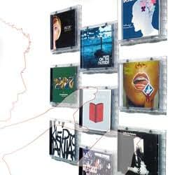 CD Wall Tiles Transparent - Display Your CDs As Artwork With These Fix ...