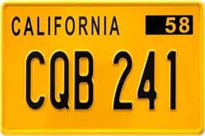 Christine Car Movie License Plate Replica CQB 241: Amazon.co.uk: Car ...