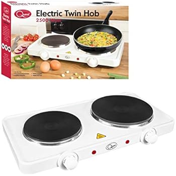 Russell Hobbs 2 Plate Mini Hot Plate Hob 15199, 1500 W - Stainless ...