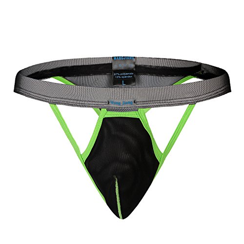 Buy Arjen Kroos Men's Thong Sexy Mesh G-String Underwear Online at ...