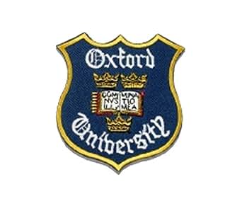 Oxford University Embroidered Crest Badge: Amazon.co.uk: Clothing