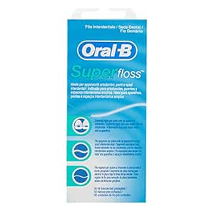Oral B SuperFloss Super Dental Floss for Braces Bridges: Amazon.co.uk ...