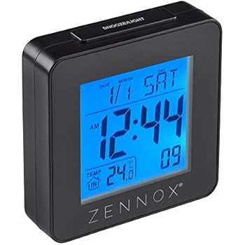 Radio Controlled Bedside Alarm Clock, Quartz: Amazon.co.uk: Electronics