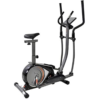 Pro XS Sports 2-in1 Elliptical Cross Trainer Exercise Bike-Fitness ...