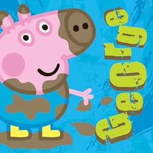 Character World Peppa Pig George Puddles Printed Plush Cushion : Amazon ...