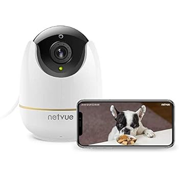 Caméra Surveillance WiFi, Netvue Full HD 1080P Caméra IP sans Fil avec ...