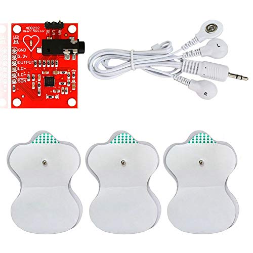 Buy Toogoo Ad8232 Ecg Heart Monitoring Measurement Sensor Module Pulse Signal Board Set Online