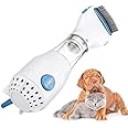 Electric Flea Lice Removal Comb Tool with 3 Capture Filters for Pet Dog ...