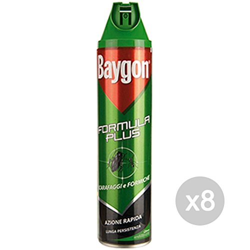 Buy Baygon Set 12 Green Spray 400 Ml Repellent Insecticide Cockroaches ...