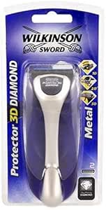 Wilkinson Sword Razors Protector 3D Diamond Metal: Amazon.co.uk: Health ...