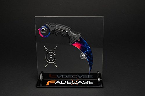Fadecase Karambit Elite Black Pearl Karambit Stand Real Csgo Knife ...