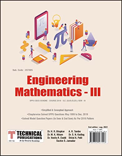 Amazon.in: Buy Engineering Mathematics-III for SPPU 19 Course (SE - III ...