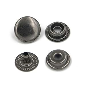 10pcs x Snap Fasteners Heavy Duty Poppers Sewing Leather Jeans Jacket ...