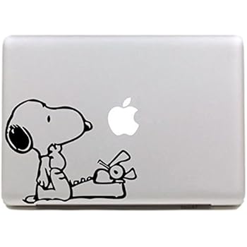 Macbook 13 inch decal sticker Snoopy by Camp Fire art for Apple Laptop ...