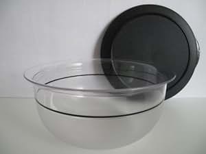 TUPPERWARE Tafelperle 3,5 L schwarz Schüssel Schale Servieren Classic ...