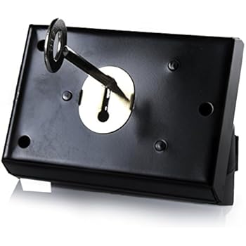 XFORT® Traditional Rim Deadlock, Surface Mounted Rim Deadlock with Key ...