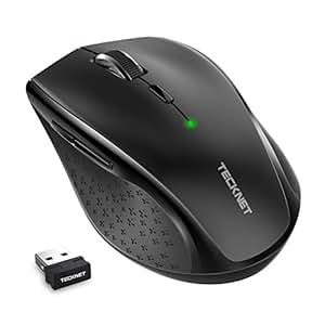 Amazon.in: Buy Tecknet M002 Nano Cordless Optical Mouse (Black) Online ...