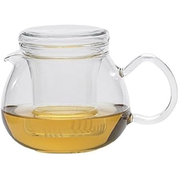 Trendglas Jena glass teapot NOVA with glass strainer, 1.2 L: Amazon.co ...