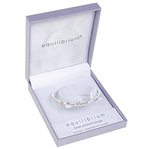 Equilibrium Jewellery - Silver Plated Friends Bangle: Amazon.co.uk ...