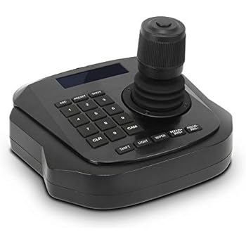 LEFTEK PTZ Controller 4D Joystick RS485 Controller Keyboard with Backlight LCD Screen for Analog ...
