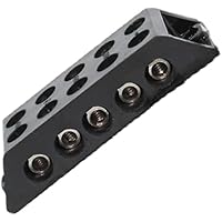 Control Panel 60A 3 Way Bakelite Connector Strip Double Row Barrier Black Terminal (Pack Of 5 ...