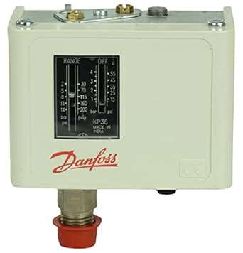DANFOSS Mild Sheet 0.7 bar to 4 bar Pressure Switch- KP 36, 12.5 cm x 5 cm x 9 cm, White: Amazon ...