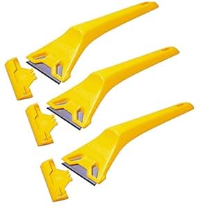 (Pack of 3) Stanley Window Scraper 0-28-590 Decorators Glass Paint ...
