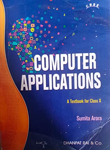 Buy Computer Applications Class 10 By Sumita Arora Second Hand & Used Book (S) Book Online at ...