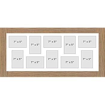 Kwik Picture Framing | MULTI APERTURE PHOTO FRAME FITS 10 7x5 PHOTOS ...