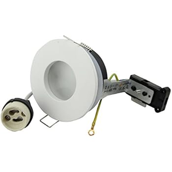 Recessed Round Spotlight IP65 230V GU10 Socket Holder for 50mm Led and ...