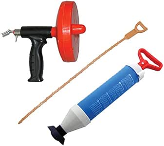 3 PC Drain Unblocker Tool Set - Suction Plunger - Drain Cleaning Tool ...