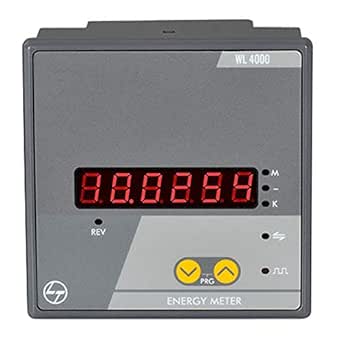 L&T 4000 Series Energy Meter - LED Display, 1, 1A / 5A, 50-550V AC ...