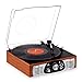 1byone Belt-Drive 3-Speed Portable Vinyl Turntable with: Amazon.co.uk ...