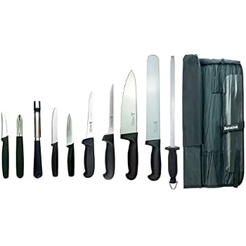 HOFFMAN SOLINGEN 24 PIECE CHEF KNIFE SET WITH ATTACHE CASE: Amazon.co ...