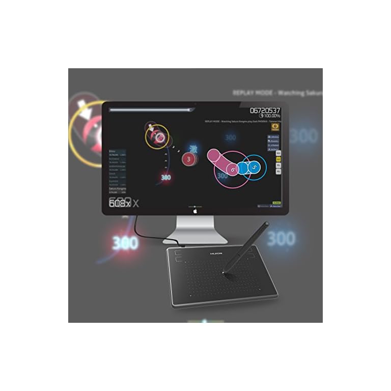 Huion HS64 Chips Special Edition Pen Tablet 6.3x4 Pollici Art Design ...