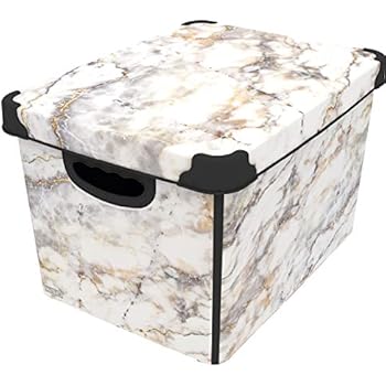 Curver 212966 Deco Vintage Floral Storage Box 22L by Curver: Amazon.co ...