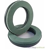 Pack of 2 Oasis Foam Wreath Rings 12" (31cm) : Amazon.co.uk: Home & Kitchen