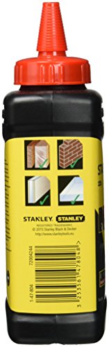 Stanley Schlagschnurkreide (225g, gut haftend, sehr wasserfest, schwer löslich, in ...