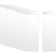 JIHUOO 10 Pcs Clear Bookmark Pouches Book Marker Covers Plastic ...
