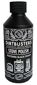 Dirtbusters black stove and grate polish 250ml for wood burning stoves ...
