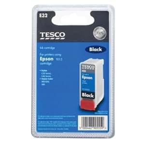 Tesco E32 Black Ink Cartridge (Compatible with printers using Epson ...